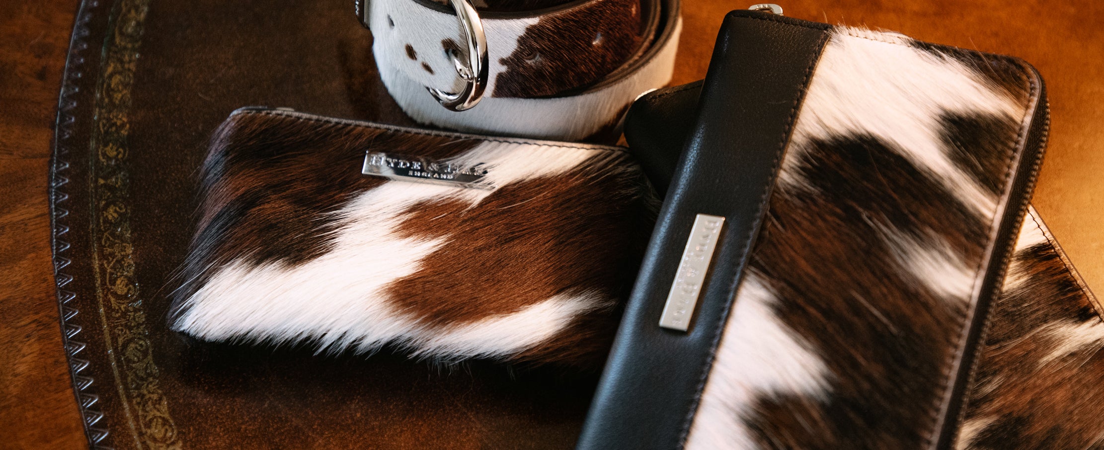 Cowhide Coin Purse | Made in England | Hyde & Hare