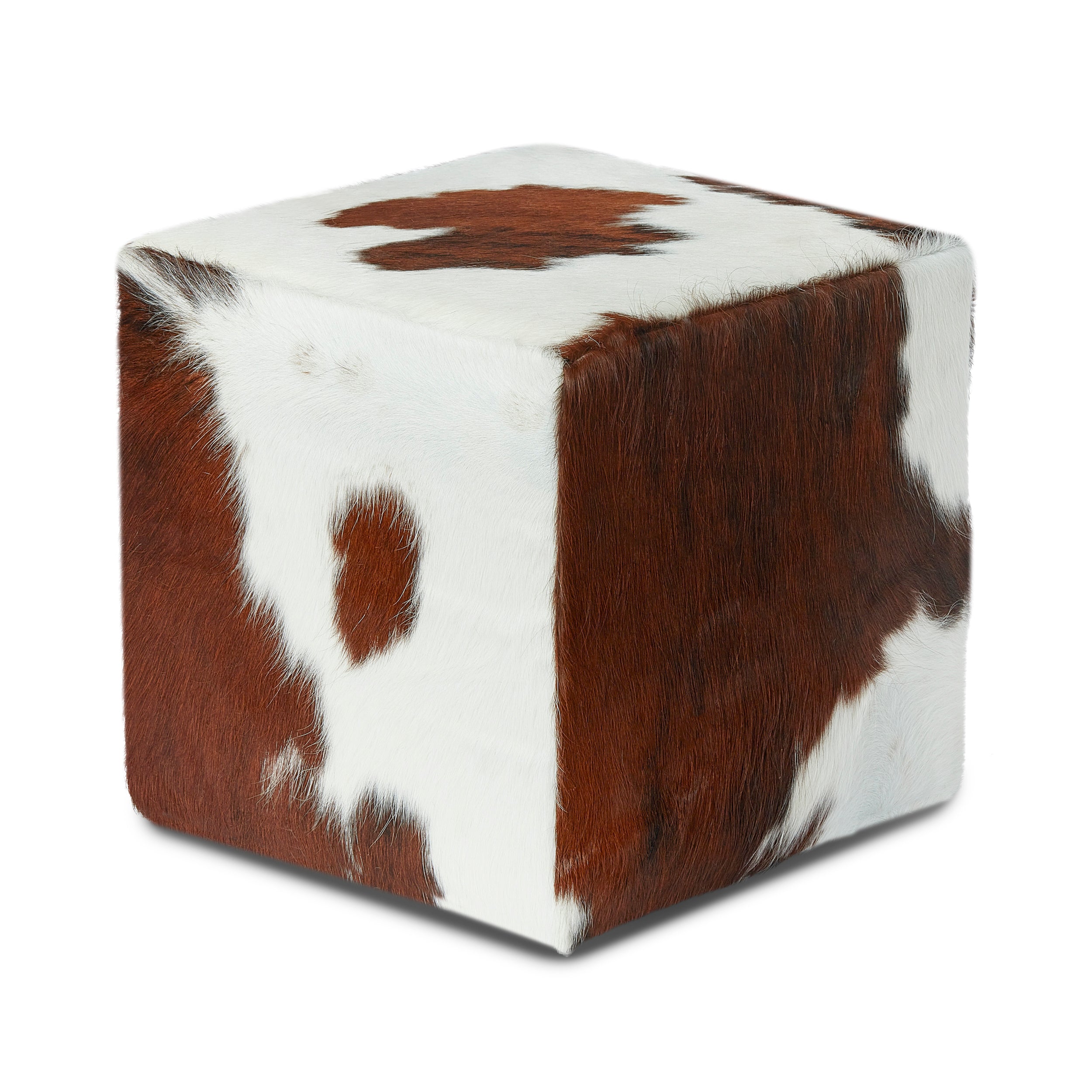Handmade Cowhide Pouffe – Hyde & Hare