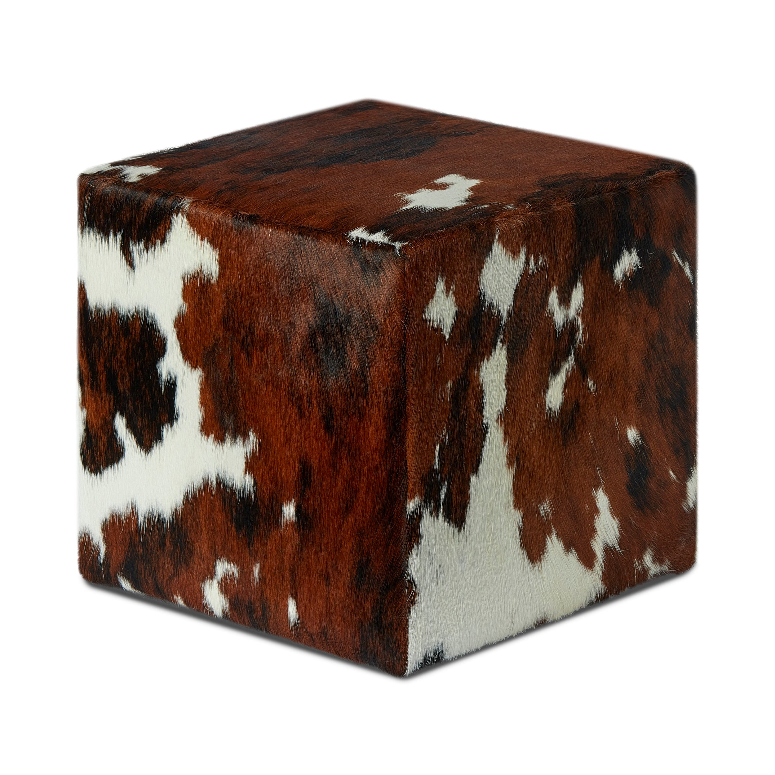Handmade Cowhide Pouffe – Hyde & Hare