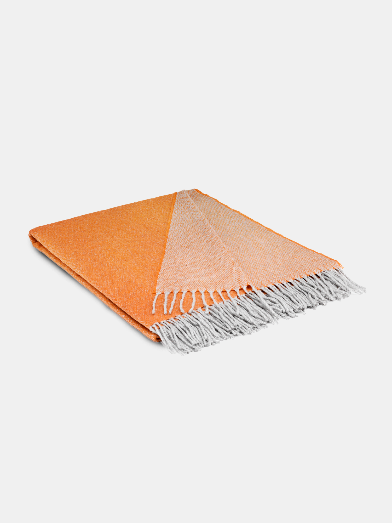 The Morar Cashmere Throw - Satsuma & Dove – Hyde & Hare