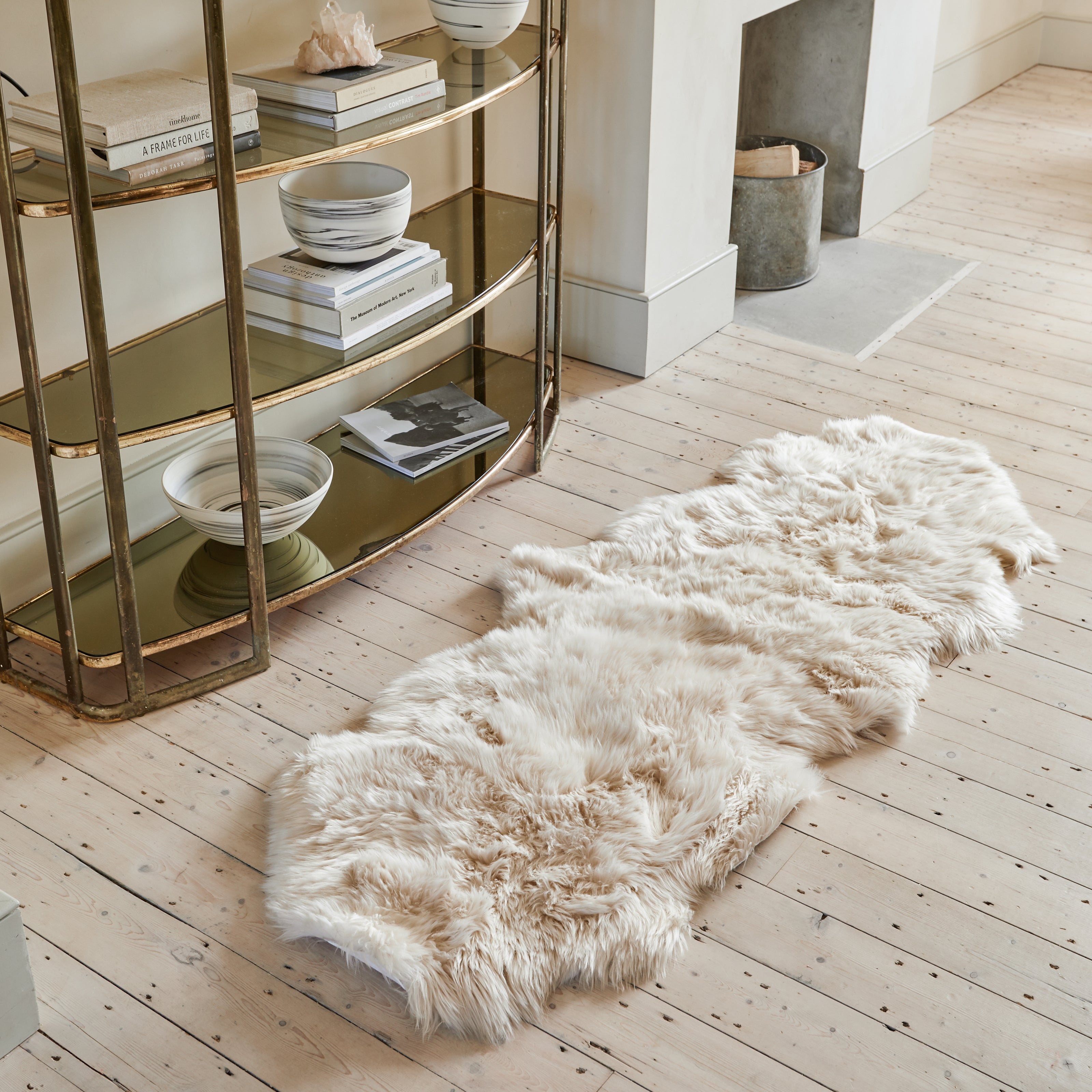 Double Sheepskin Rug - Cream – Hyde & Hare