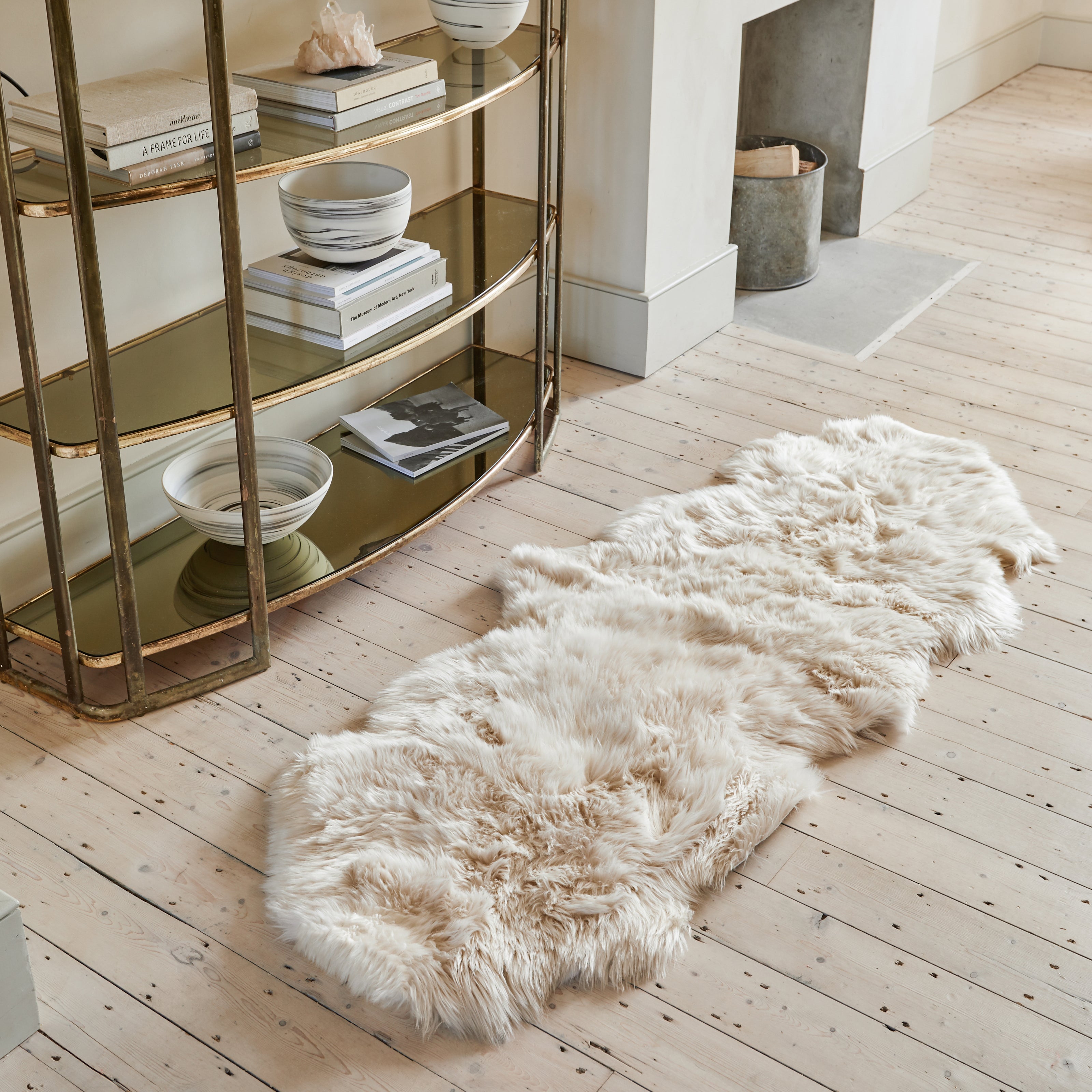 Double Sheepskin Rug - Oyster – Hyde & Hare